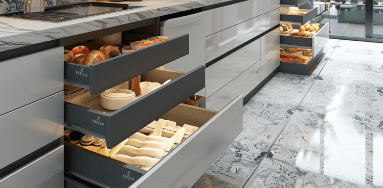 Premium Slim Tandem Box for Kitchen Drawers – Functional Elegance ...